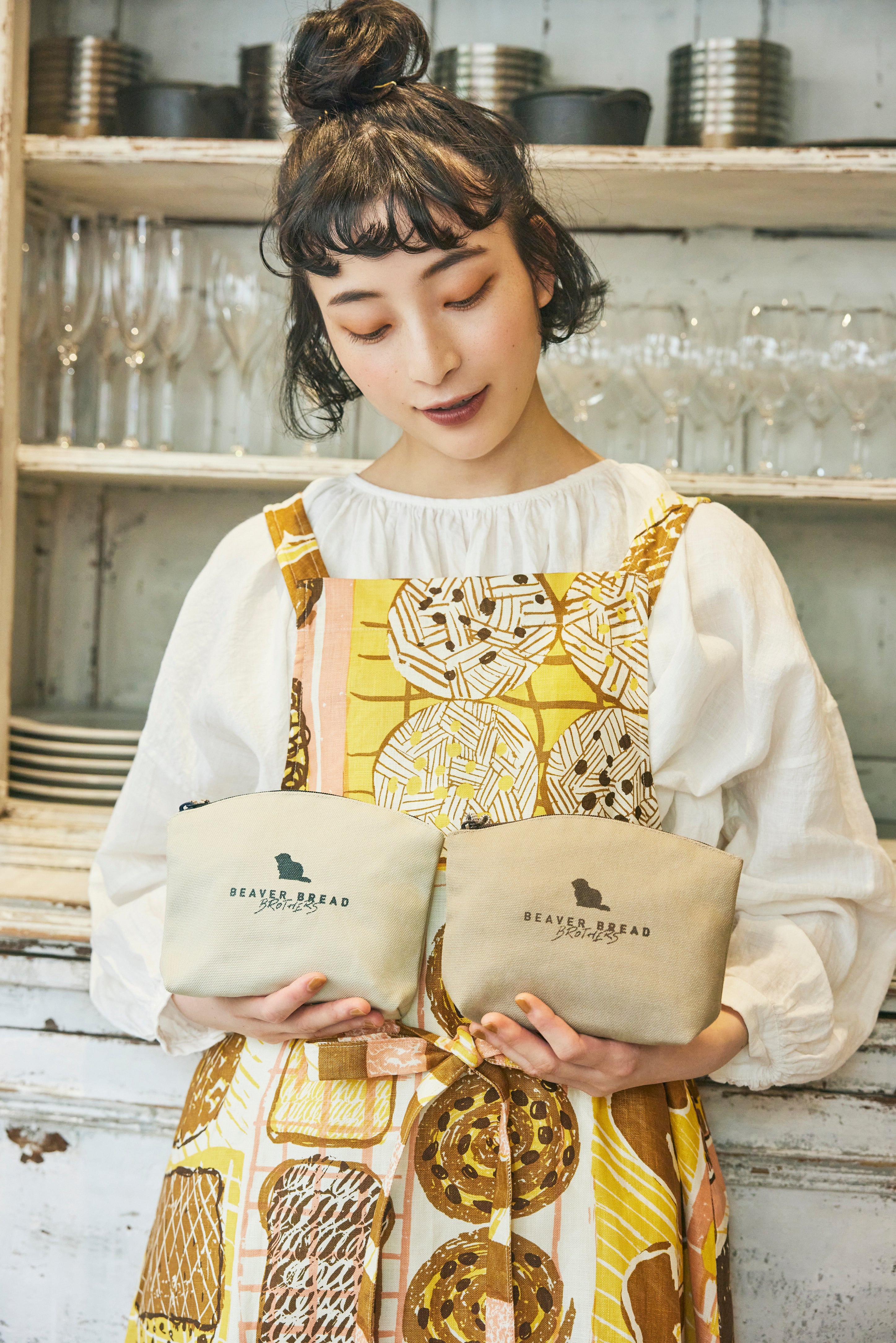 BEAVER BREAD BROTHERS × gochisou ポーチ